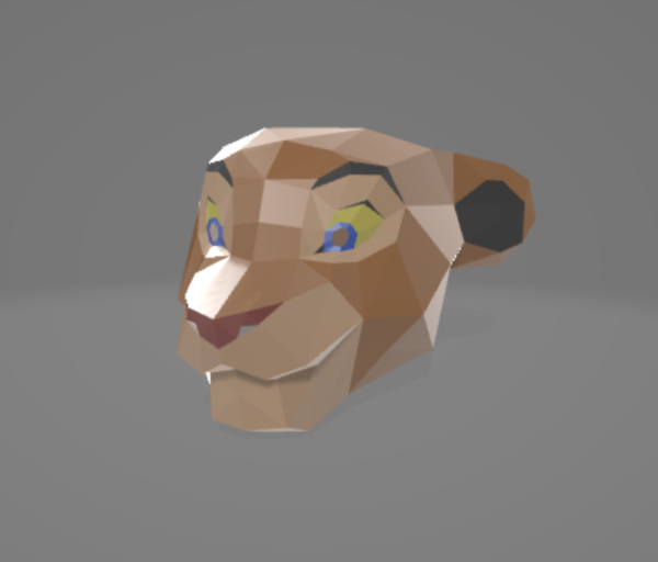 NALA REY LEON PAPERCRAFT MASK - Paper Shapes