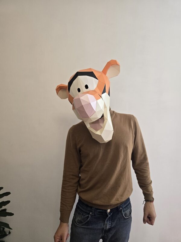 TIGGER MASK PAPERCRAFT – WINNIE POOH - PAPER SHAPES