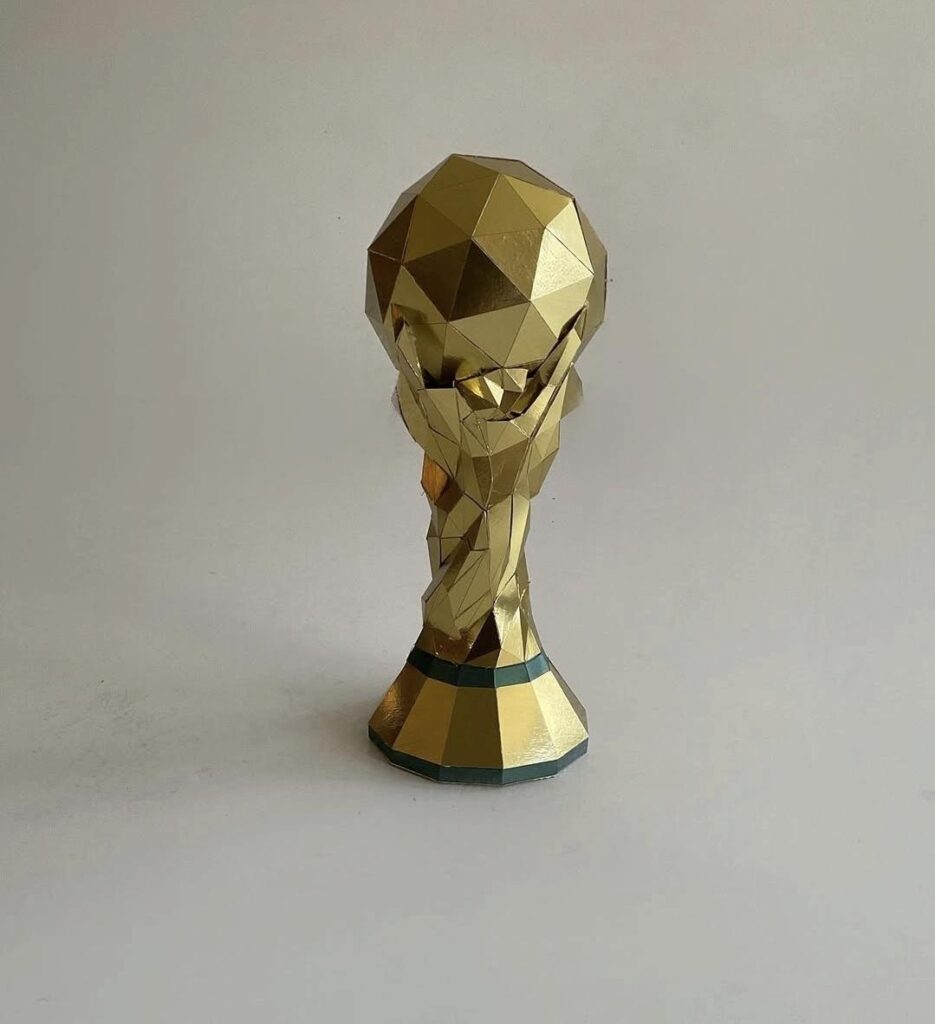 WORLD CUP FIFA 2026 PAPERCRAFT TROPHY - PAPER SHAPES